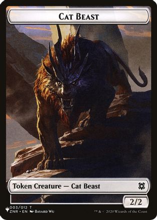 Cat Beast // Shapeshifter (002) Double-Sided Token - The List Reprints ...