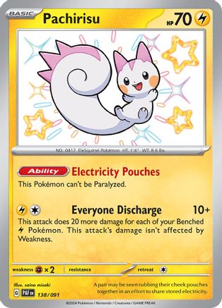 Pachirisu - SV: Paldean Fates - Pokemon