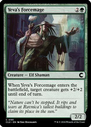 Yeva's Forcemage - Ravnica: Clue Edition - Magic: The Gathering