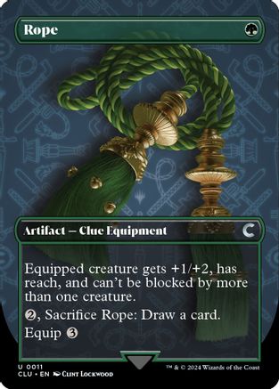 Rope (Borderless) - Ravnica: Clue Edition - Magic: The Gathering