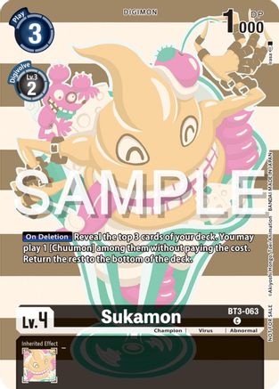 Sukamon (Digimon Illustration Competition Pack 2023) - Release Special ...