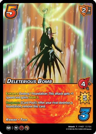 Deleterious Bomb - Yu Yu Hakusho: Dark Tournament - UniVersus