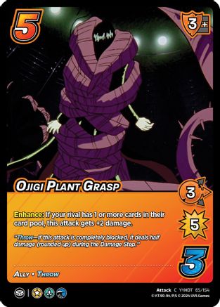Ojigi Plant Grasp - Yu Yu Hakusho: Dark Tournament - UniVersus
