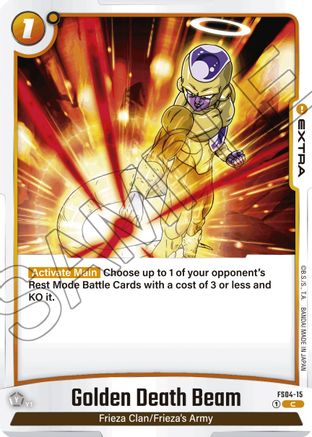 Golden Death Beam - Starter Deck 4: Frieza - Dragon Ball Super: Fusion ...