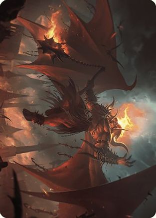 Rakdos, Patron of Chaos Art Card (22/49) - Art Series: Murders at ...