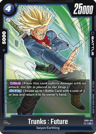 Trunks : Future - FB01-051 - Awakened Pulse - Dragon Ball Super: Fusion World