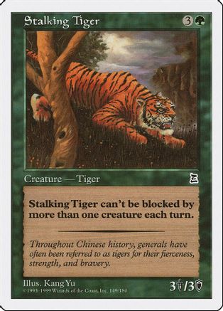 Stalking Tiger - Portal Three Kingdoms - Magic: The Gathering