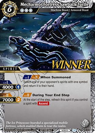 Mecharmor Fortress Sawback Turtle (Tournament Pack Vol. 4 -Winner ...