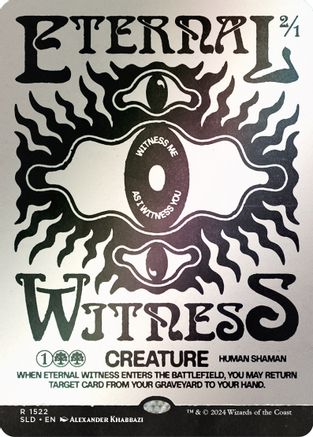 Eternal Witness (1522) (Rainbow Foil) - Secret Lair Drop Series - Magic ...