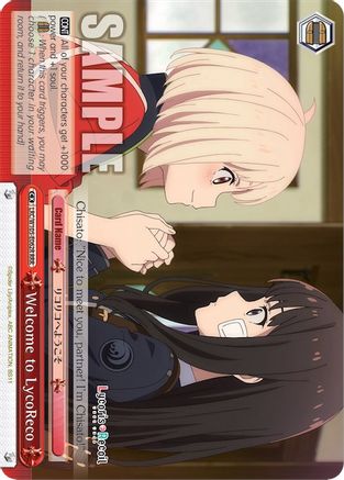 Welcome to LycoReco (RRR) - Lycoris Recoil - Weiss Schwarz