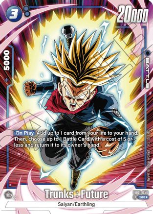 Trunks : Future - FB01-050 (Alternate Art) - Awakened Pulse - Dragon Ball Super: Fusion World
