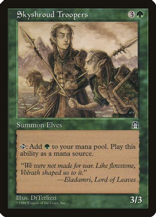 Skyshroud Troopers - Stronghold - Magic: The Gathering