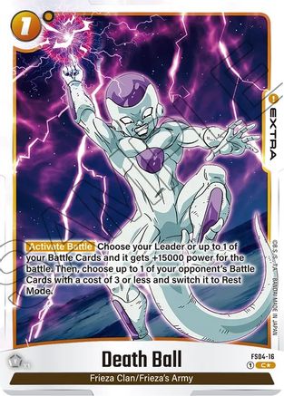 Death Ball (Bonus Pack Alternate Art) - Starter Deck 4: Frieza - Dragon ...