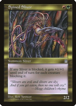 Spined Sliver - Stronghold - Magic: The Gathering