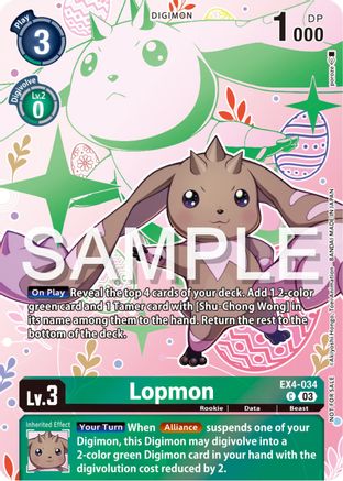 Lopmon (Spring Break Event 2024) - Alternative Being Booster - Digimon ...