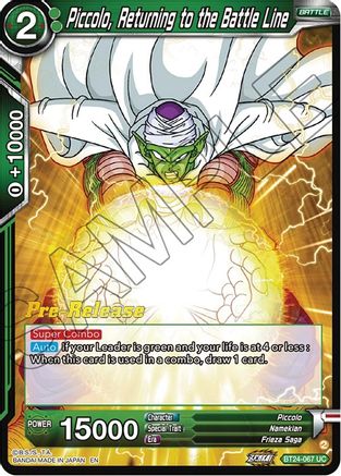 Piccolo, Returning to the Battle Line - Beyond Generations Pre-Release ...