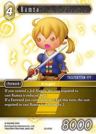 Ramza - Hidden Hope - Final Fantasy TCG