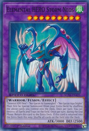 Elemental HERO Storm Neos - Speed Duel GX: Midterm Destruction - YuGiOh