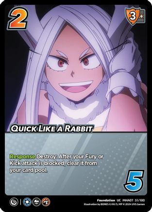 Quick Like a Rabbit - UniVersus: My Hero Academia: Girl Power - UniVersus