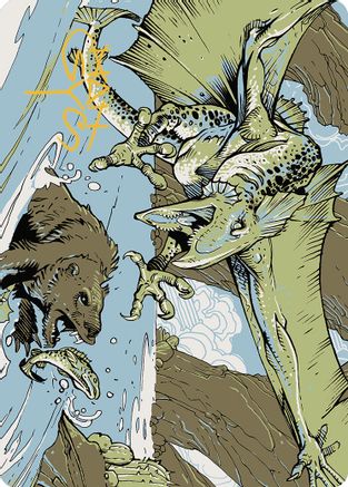 Decisive Denial Art Card (Gold-Stamped Signature) - Art Series: Outlaws ...