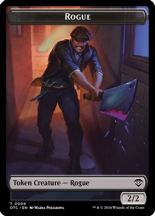 Rogue // The Monarch Double-Sided Token - Commander: Outlaws of Thunder ...