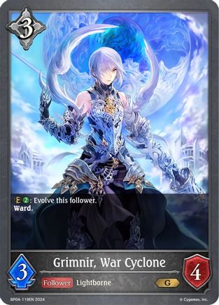Grimnir, War Cyclone - BP04: Cosmic Mythos - Shadowverse: Evolve