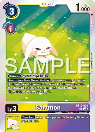 Salamon - Beginning Observer - Digimon Card Game