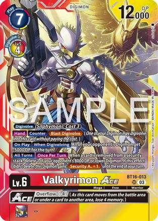 Valkyrimon ACE - Beginning Observer - Digimon Card Game