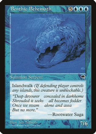 Benthic Behemoth - Tempest - Magic: The Gathering