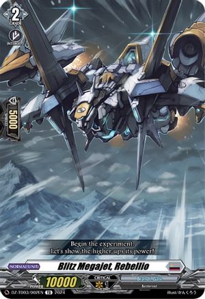Blitz Megajet, Rebellio - DZ-TD03: Start Up Trial Deck "Brandt Gate" - Cardfight Vanguard