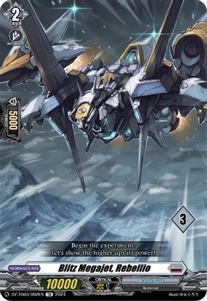 Blitz Megajet, Rebellio (3) - DZ-TD03: Start Up Trial Deck "Brandt Gate" - Cardfight Vanguard