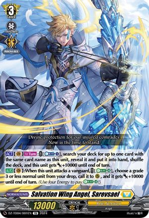 Salvation Wing Angel, Sarevsael - DZ-TD04: Start Up Trial Deck "Keter Sanctuary" - Cardfight ...