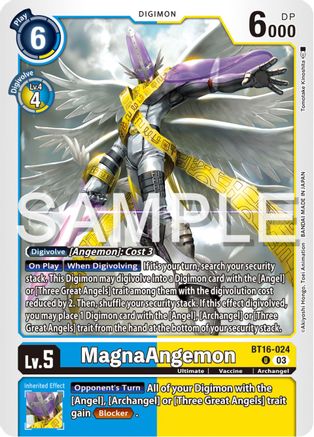 MagnaAngemon - Beginning Observer - Digimon Card Game