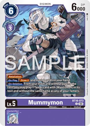 Mummymon - Beginning Observer - Digimon Card Game