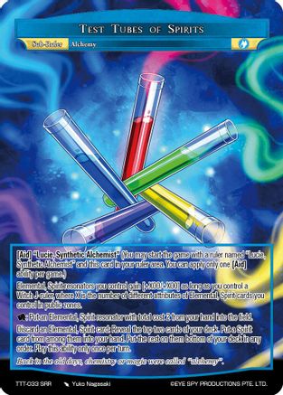 Test Tube of Spirits - Thoth of the Trinity - Force of Will