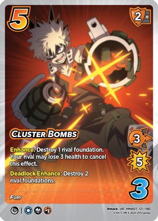 Cluster Bombs - UniVersus: My Hero Academia: Girl Power - UniVersus