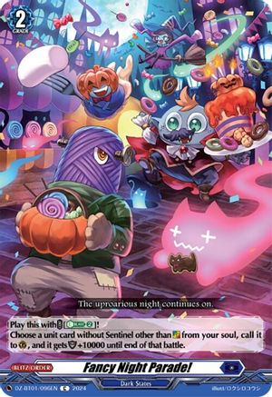 Fancy Night Parade! - Fated Clash - Cardfight Vanguard