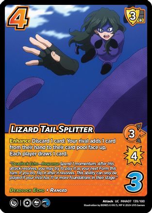 Lizard Tail Splitter - UniVersus: My Hero Academia: Girl Power - UniVersus