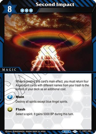 Second Impact - Collaboration Booster 01: Halo of Awakening - Battle Spirits Saga