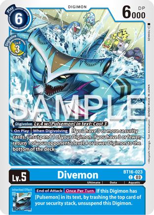Divemon - Beginning Observer - Digimon Card Game
