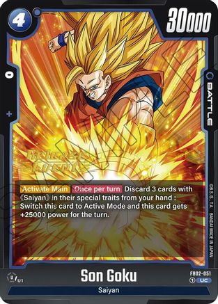 Son Goku - FB02-051 - Blazing Aura Release Event Cards - Dragon Ball Super: Fusion World