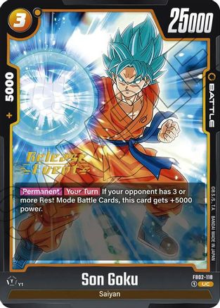 Son Goku - FB02-118 - Blazing Aura Release Event Cards - Dragon Ball Super: Fusion World