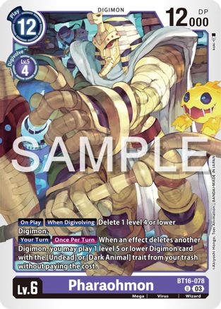 Pharaohmon - Beginning Observer - Digimon Card Game