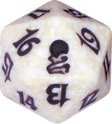 Odyssey Spindown Die - White - Wizards of the Coast Dice - Life Counters