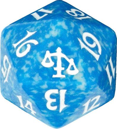 Judgment Spindown Die - Blue - Wizards of the Coast Dice - Life Counters