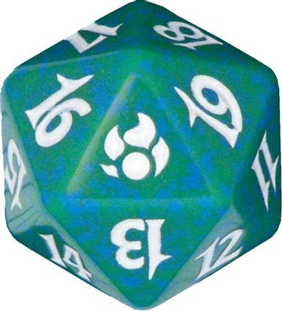 Morningtide Spindown Die - Green - Wizards of the Coast Dice - Life ...