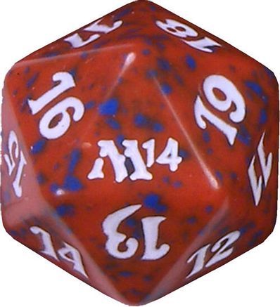 Magic 2014 (M14) Spindown Die - Red - Wizards of the Coast Dice - Life ...