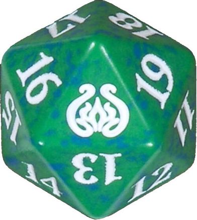Aether Revolt Spindown Die - Green - Wizards of the Coast Dice - Life ...