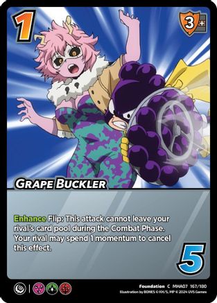 Grape Buckler - UniVersus: My Hero Academia: Girl Power - UniVersus