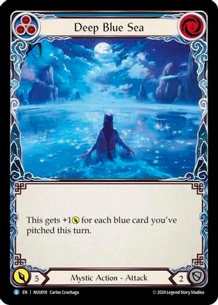 Deep Blue Sea (Blue) - Blitz Deck: Part the Mistveil - Nuu - Flesh and Blood TCG